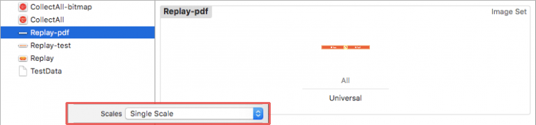 Asset Catalogで画像を管理する – Acenumber Technical Issues